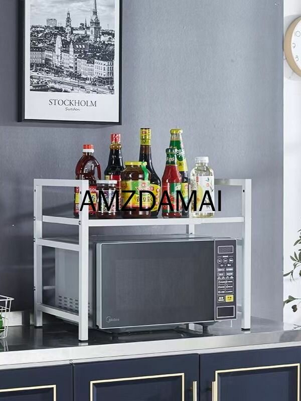 Стеллаж для микроволновки свч на кухню