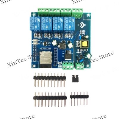 ESP32 WIFI Bluetooth BLE релейный модуль 4Channel 220V 5-30V