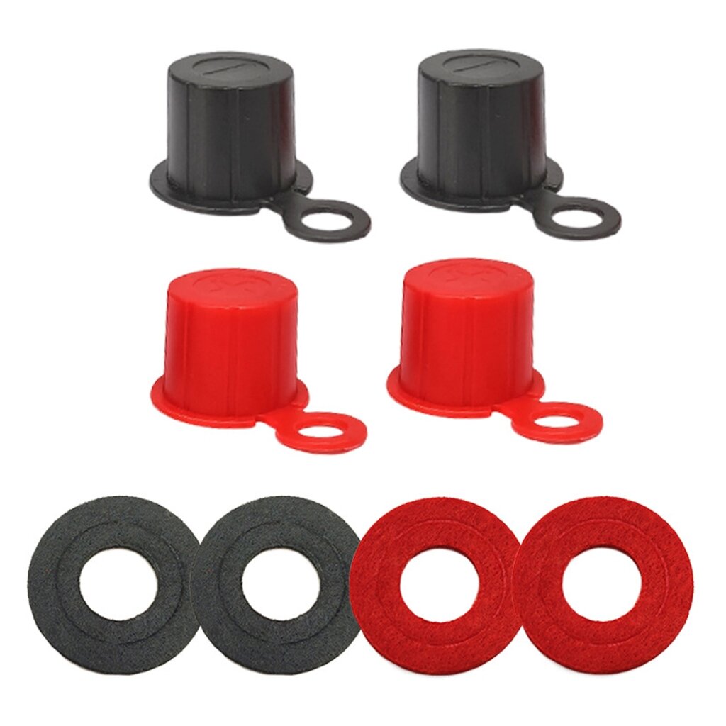 Универсальные Защитные Колпачки Для клемм аккумулятора Изолированный Войлок Предотвращает Короткое замыкание Коррозию Прост в использовании для легковых и грузовых автомобилей