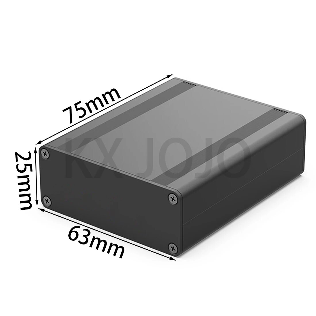 Электронный алюминиевый корпус «сделай сам», 50*20*80/63*25*75/71*25,5*100/88*38*70 мм, разделенный серебристый/черный/синий водонепроницаемый