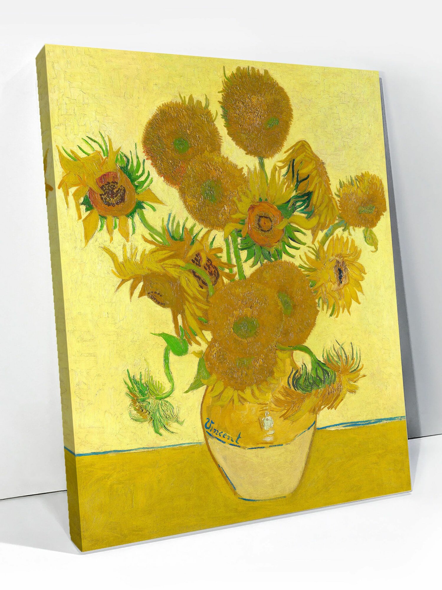 Картина Подсолнухи Ван Гог - на холсте 30х40см