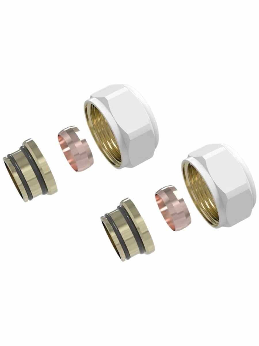 Евроконус 15мм х3/4" (2шт) цвет белый