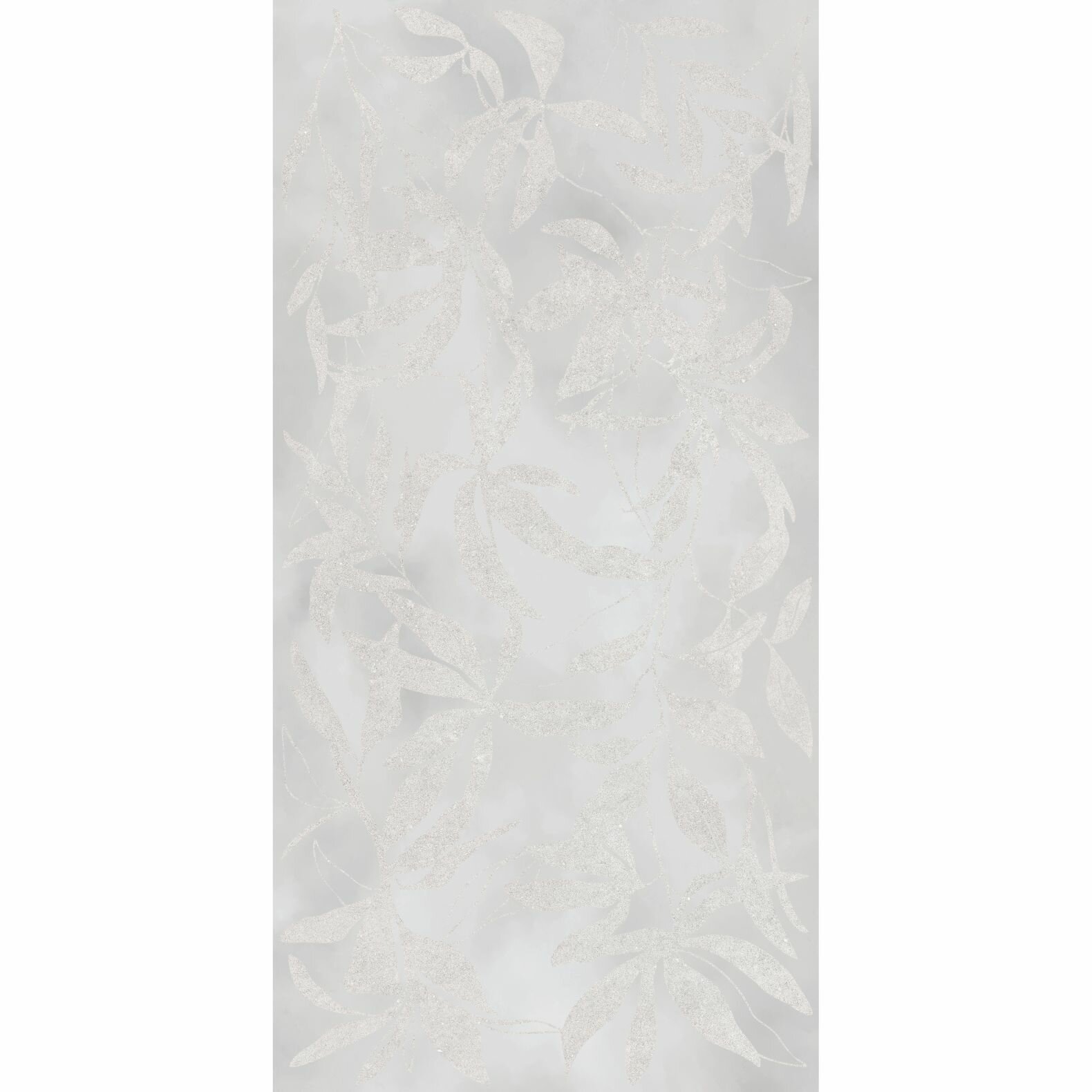 Керамогранит Vitra ArtWall Цветы Серый матовый 60х120 см для стен и пола