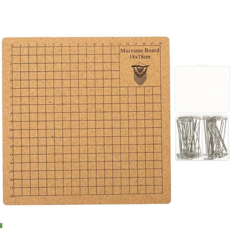 Доски для макраме, плетеная фиксирующая пластина, крючок для вязания, пробковая доска, мерка для булавок