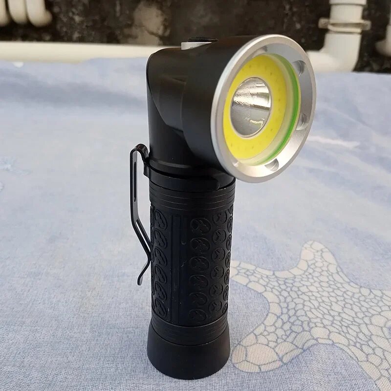 Фонарик The Last Of Us Ellie 90 IL757HV5 градусов с поворотной головкой, зажим для рюкзака, магнитный прямоугольный пожарный Joel