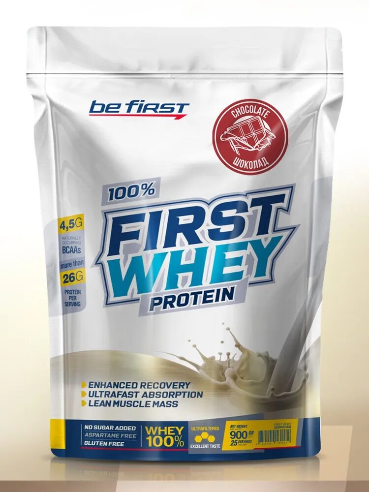 Сывороточный протеин (Шоколадное мороженое) Be First Whey Protein 900 гр