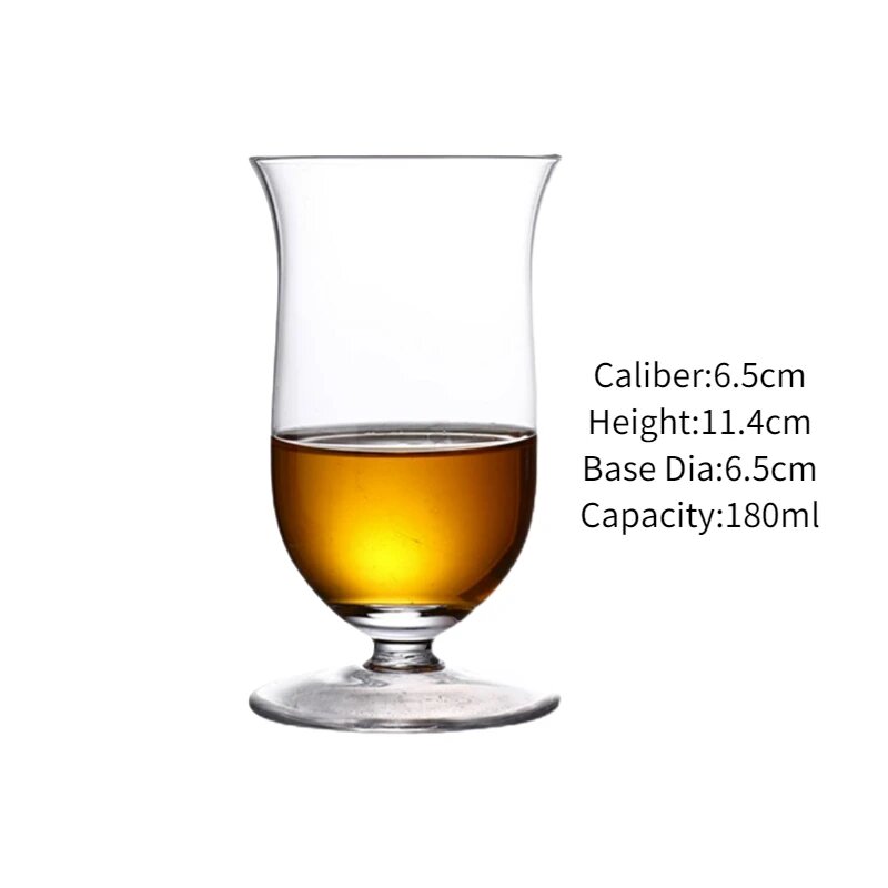 Бокал для дегустации виски в виде тюльпанов, бокал для дегустации виски, бокал для виски, односолодовый прозрачный бокал для виски