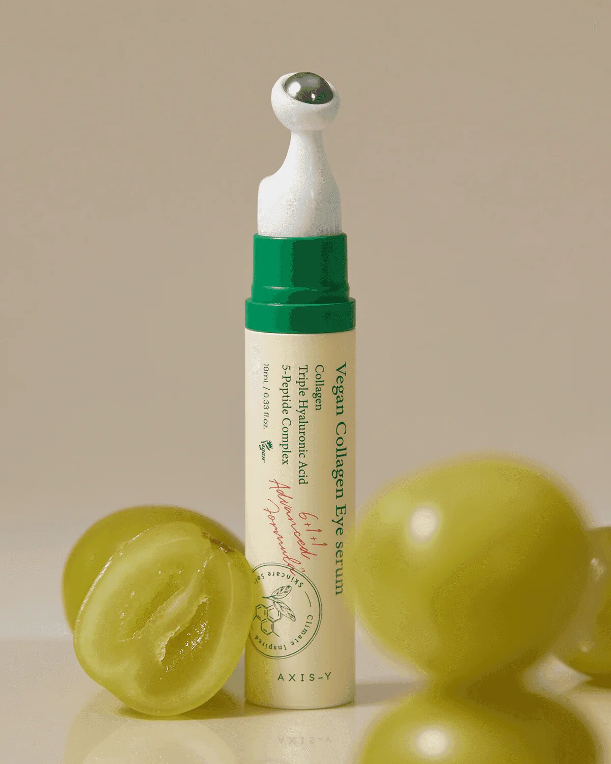 AXIS-Y пептидная сыворотка для век с массажным аппликатором Vegan Collagen Eye Serum 10 мл