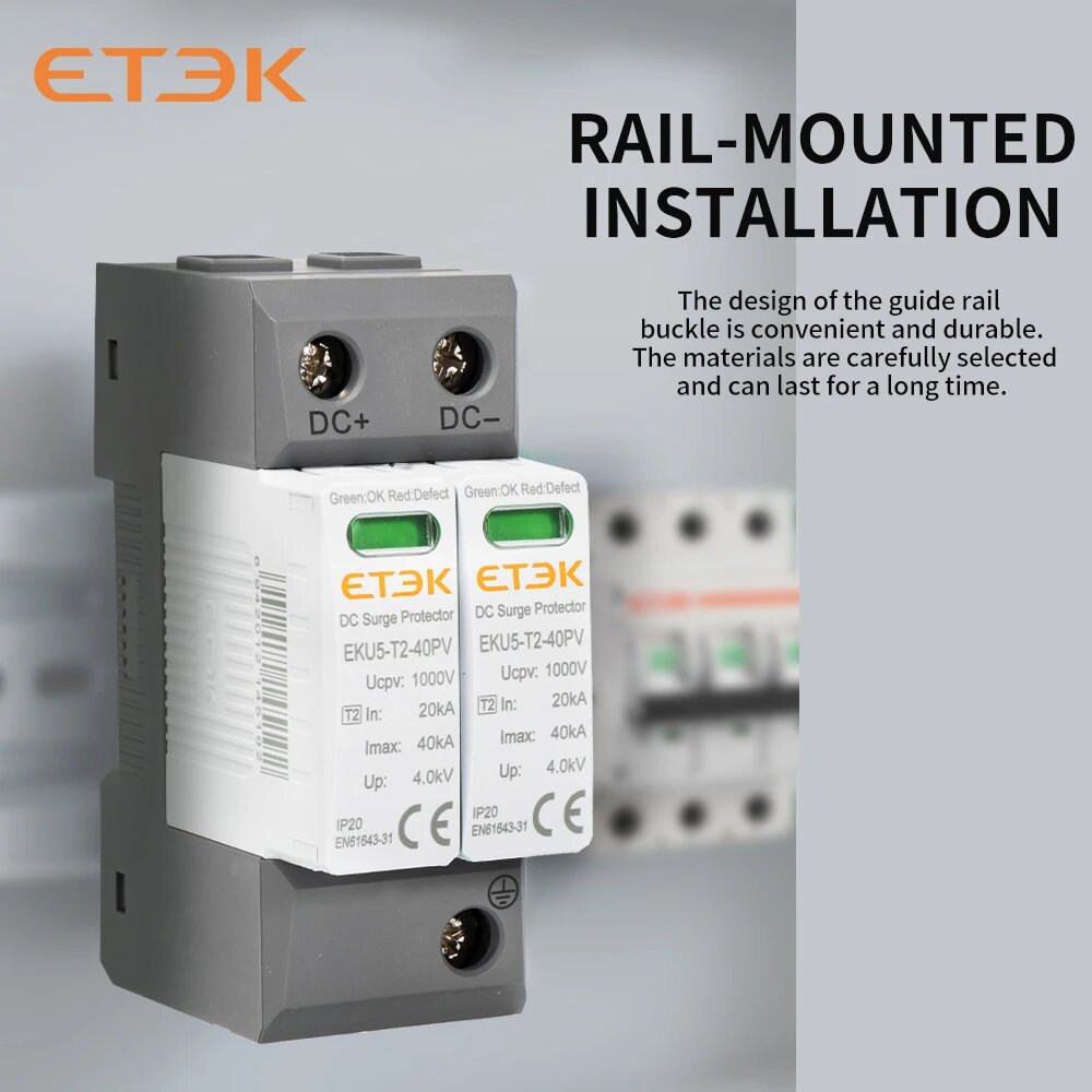 Грозозащита ETEK DC SPD 2P