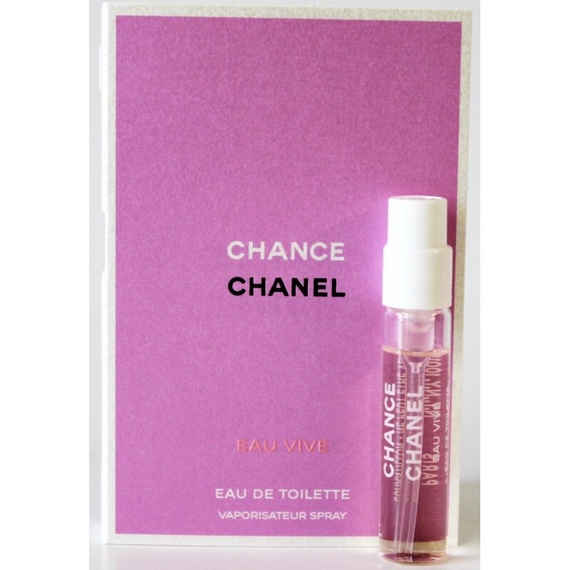 Туалетная вода Chanel Chance Eau Vive миниатюра 1.5 мл для женщин / Пробник духов Шанель Шанс О Вив / Живая вода