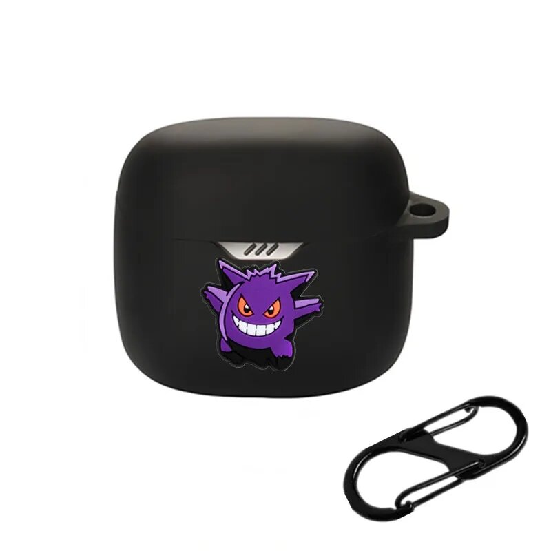 Чехол для наушников Potdemiel Pokemon для JBL Tune Flex/Flex 2 Черный, For JBL Tune Flex 2, Style 5