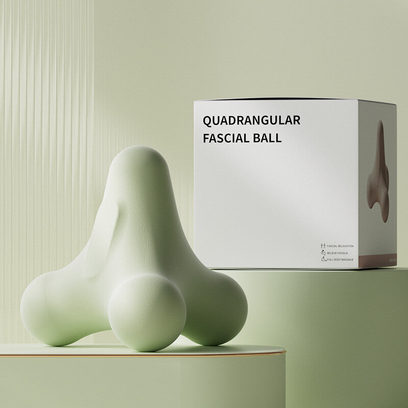 Мяч для массажа с четырьмя углами, мяч для ног, массаж плеч, шеи, талии, мышц рук, упражнения с молочной кислотой, релаксация, йога, меридиан, фитнес-мяч