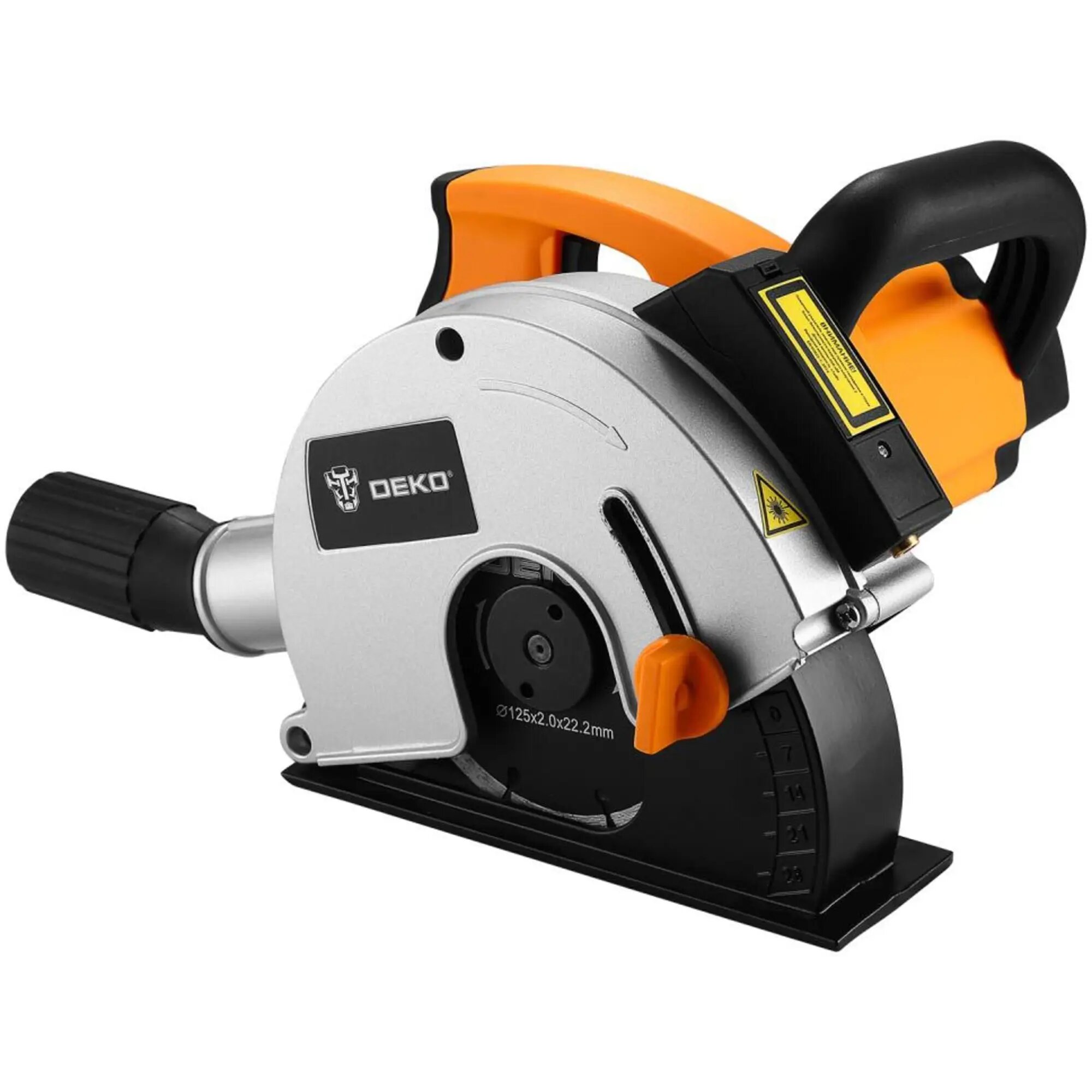 Штроборез DEKO DKWC2000W, мощность 2000Вт, диаметр диска 125мм