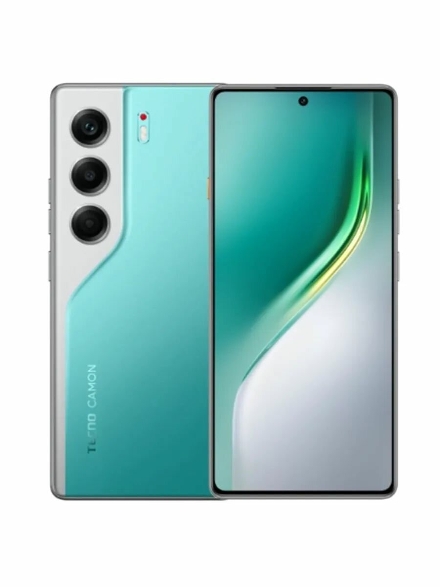 6,78" Смартфон TECNO Camon 40 8/256 ГБ (CM5 256+8 EMERALD LAKE GR) серый
