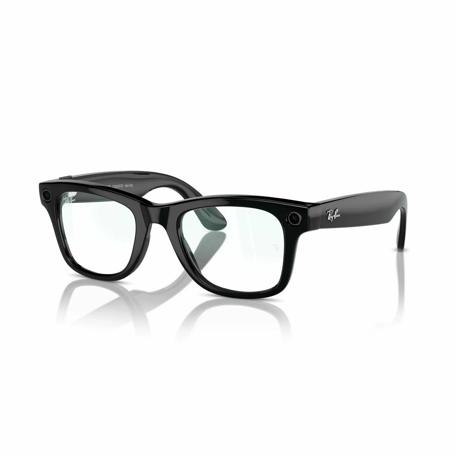 Умные Очки Ray-Ban Wayfarer (Gen 1) с камерой, Shiny Black/Clear (Черные) L размер, RW4008