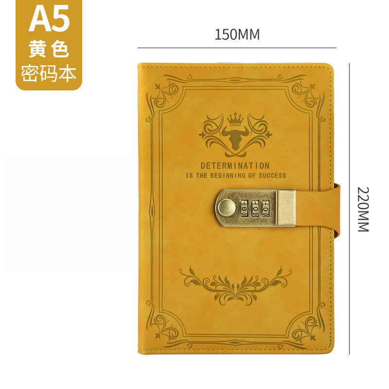 Кросс-бордер A5 ретро книга паролей утолщенная креативная студенческая записная книжка канцелярские принадлежности блокнот бизнес-офисный набор подарочная коробка