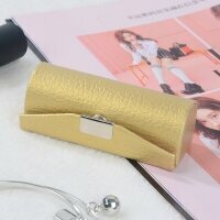 Бесплатная доставка: коробка для помады, футляр для помады, экологичная кожаная коробка для помады с текстурой личи, подарочная коробка для помады, коробка для хранения.