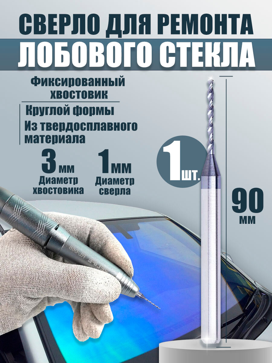 Сверло "Универсальное для ремонта", по дереву/металлу/стеклу/бетону/кирпичу/камню, 1 шт