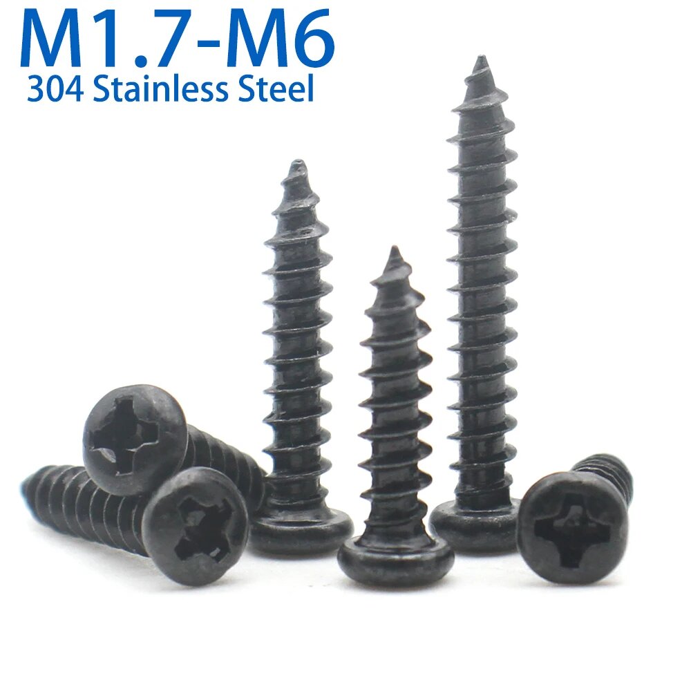 Саморезы LIXIU M3x10mm, 20шт, нержавеющая сталь