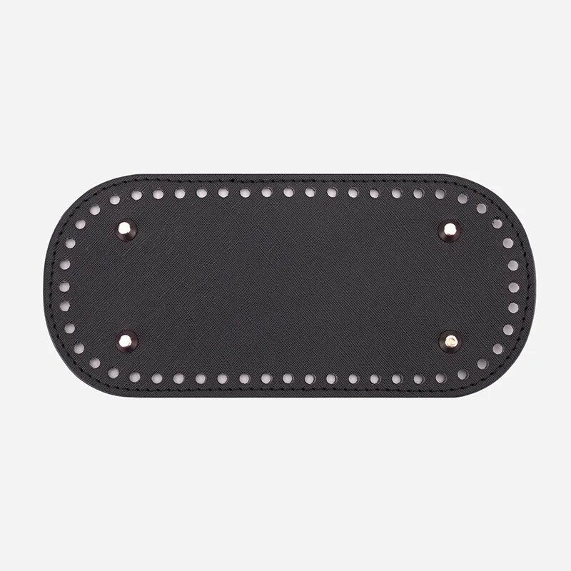 5 шт, длинное дно для вязаной сумки, красочная основа для сумки из искусственной Черный, black-1pcs