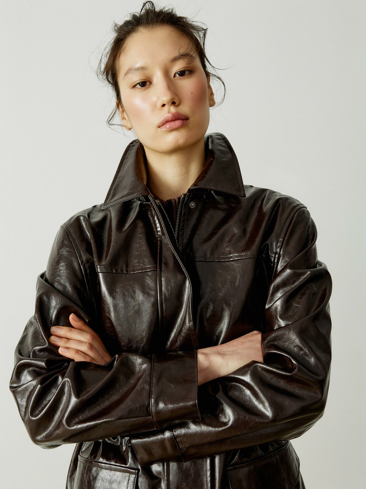 Куртка кожаная