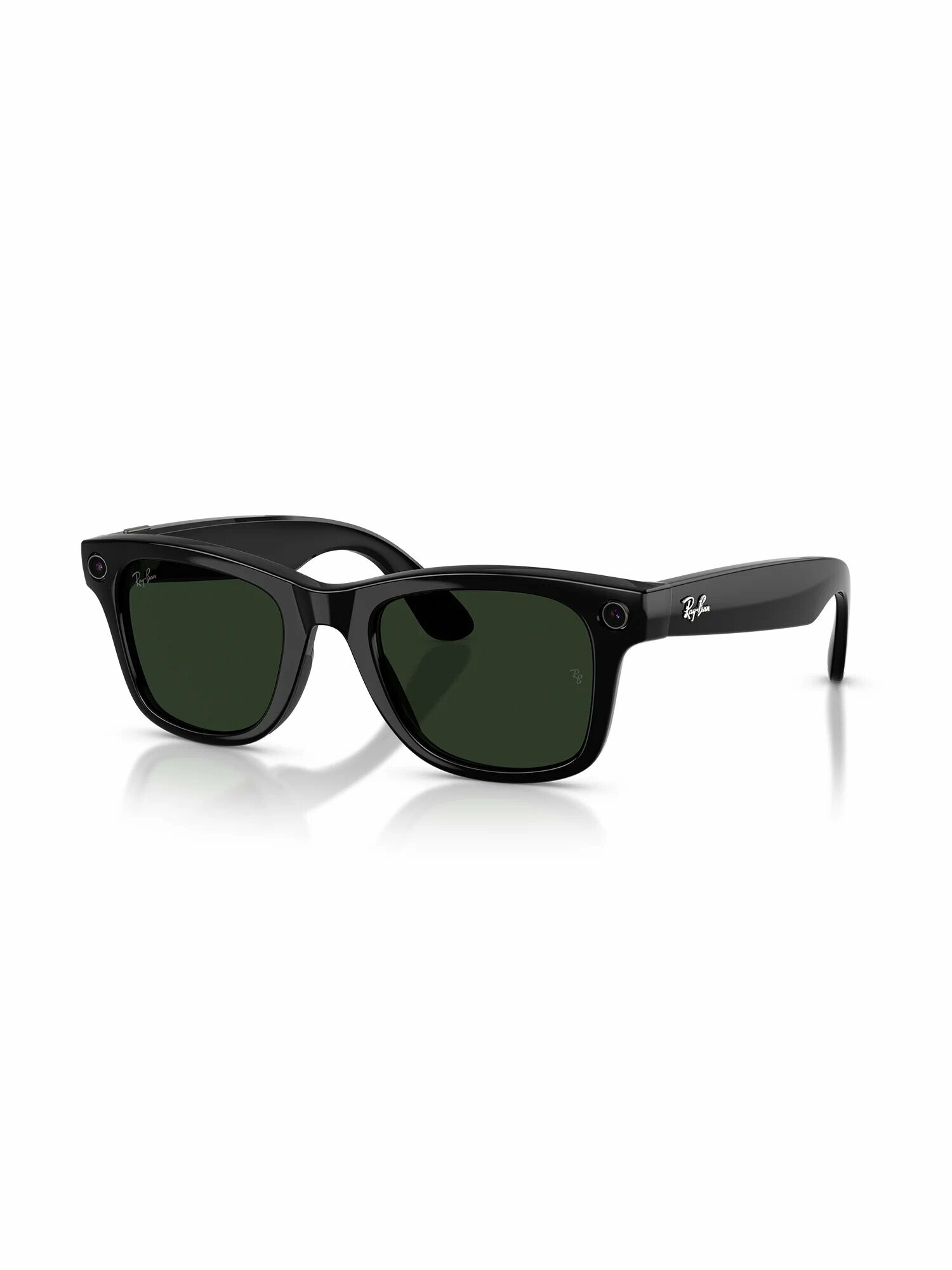 Умные Очки Ray-Ban Wayfarer (Gen 2) с камерой, Shiny Black/Transitions Graphite Green 53