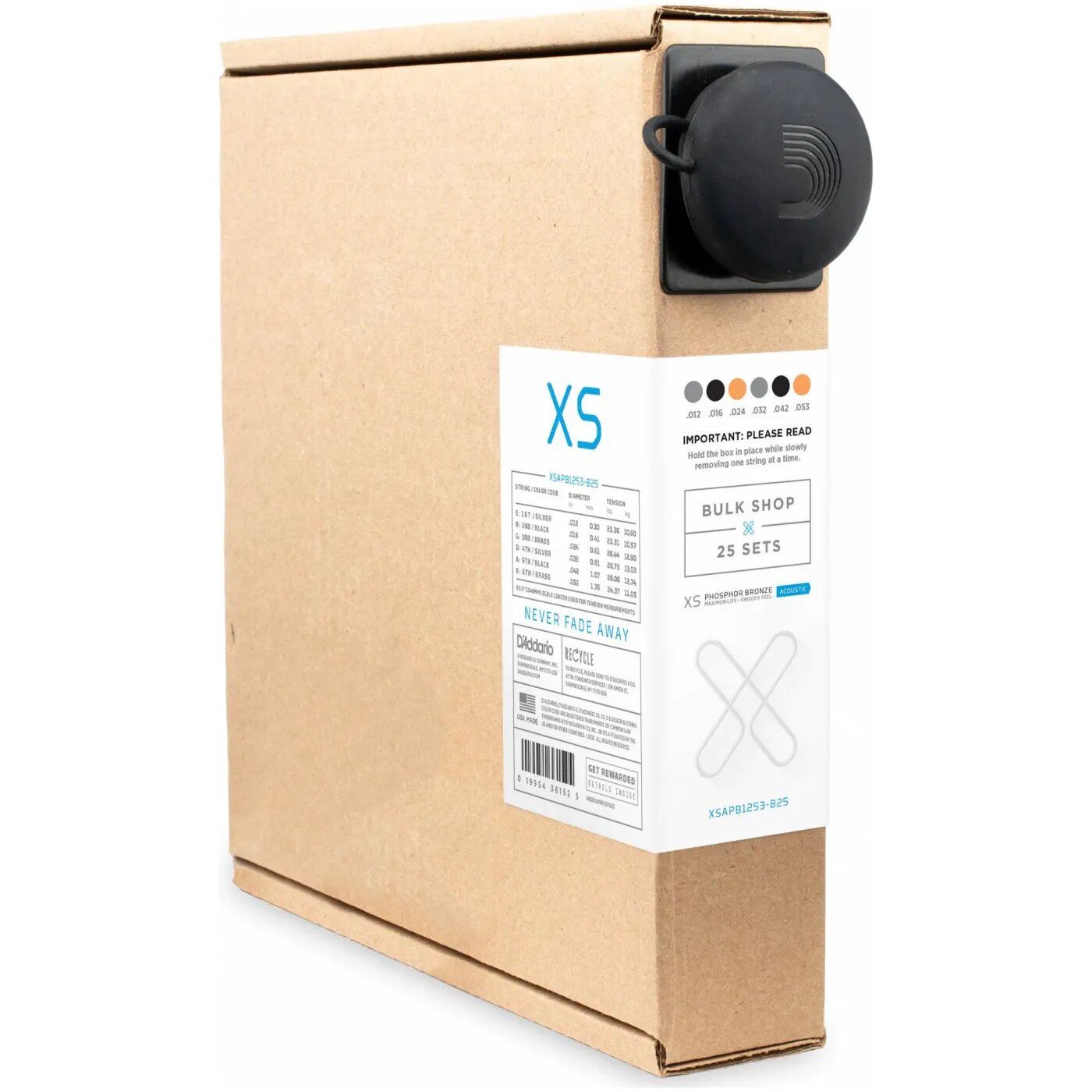 Струны для акустической гитары D'Addario XSAPB1253-B25 (25 компл)