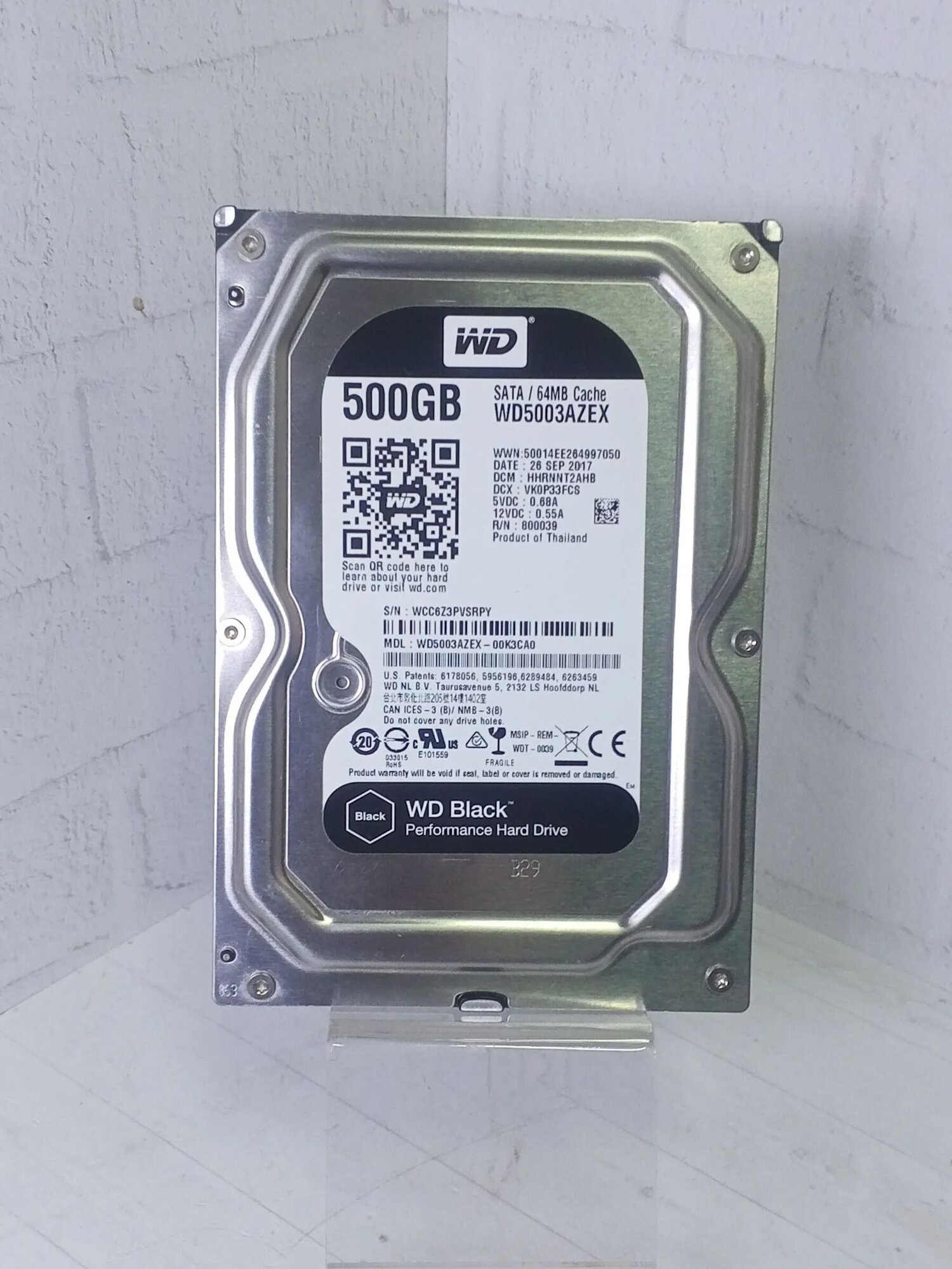 Жесткий диск Western Digital WD5003AZEX 500ГБ Black