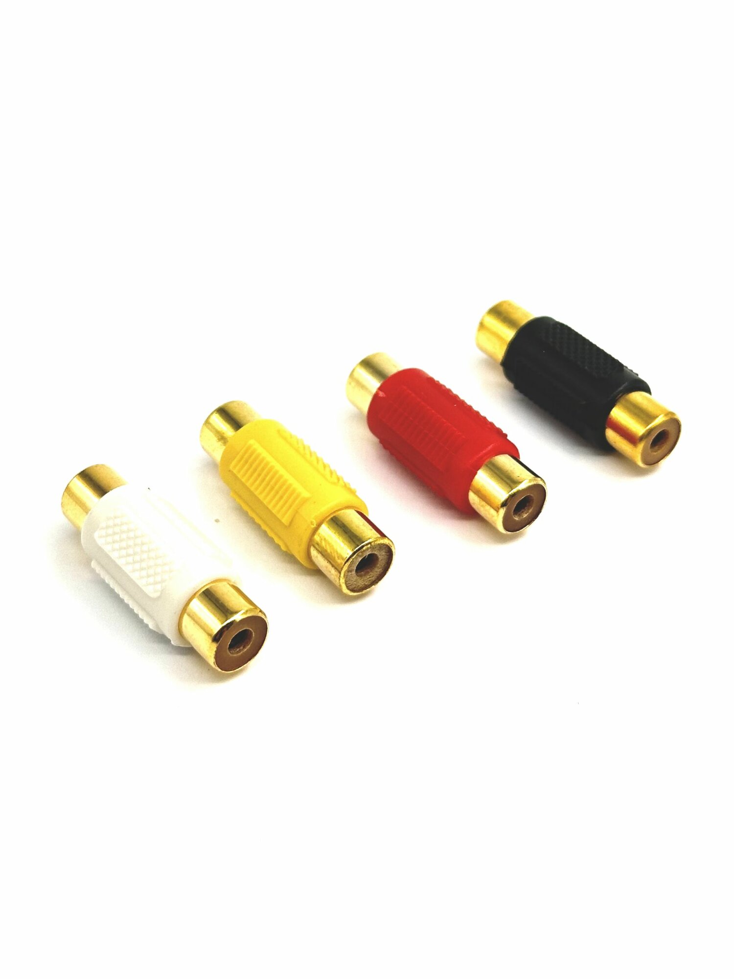 Переходник гнездо RCA, 4шт.