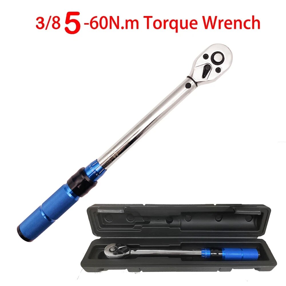 Динамометрический ключ 3/8" 5-60 Нм, 1шт