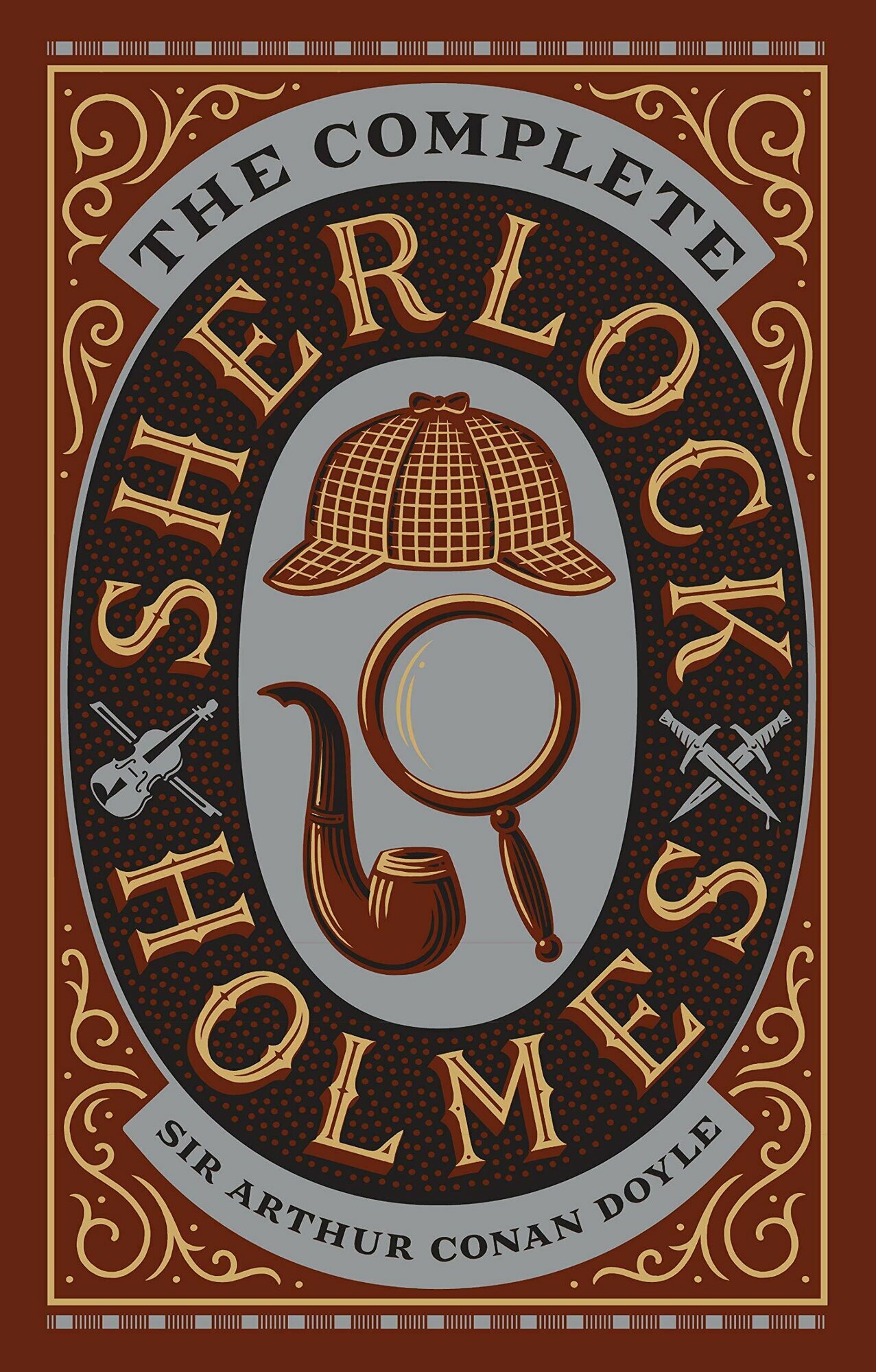 The Complete Sherlock Holmes (Полная история Шерлока Холмса: Артур Конан Дойл, в кожаном переплете)