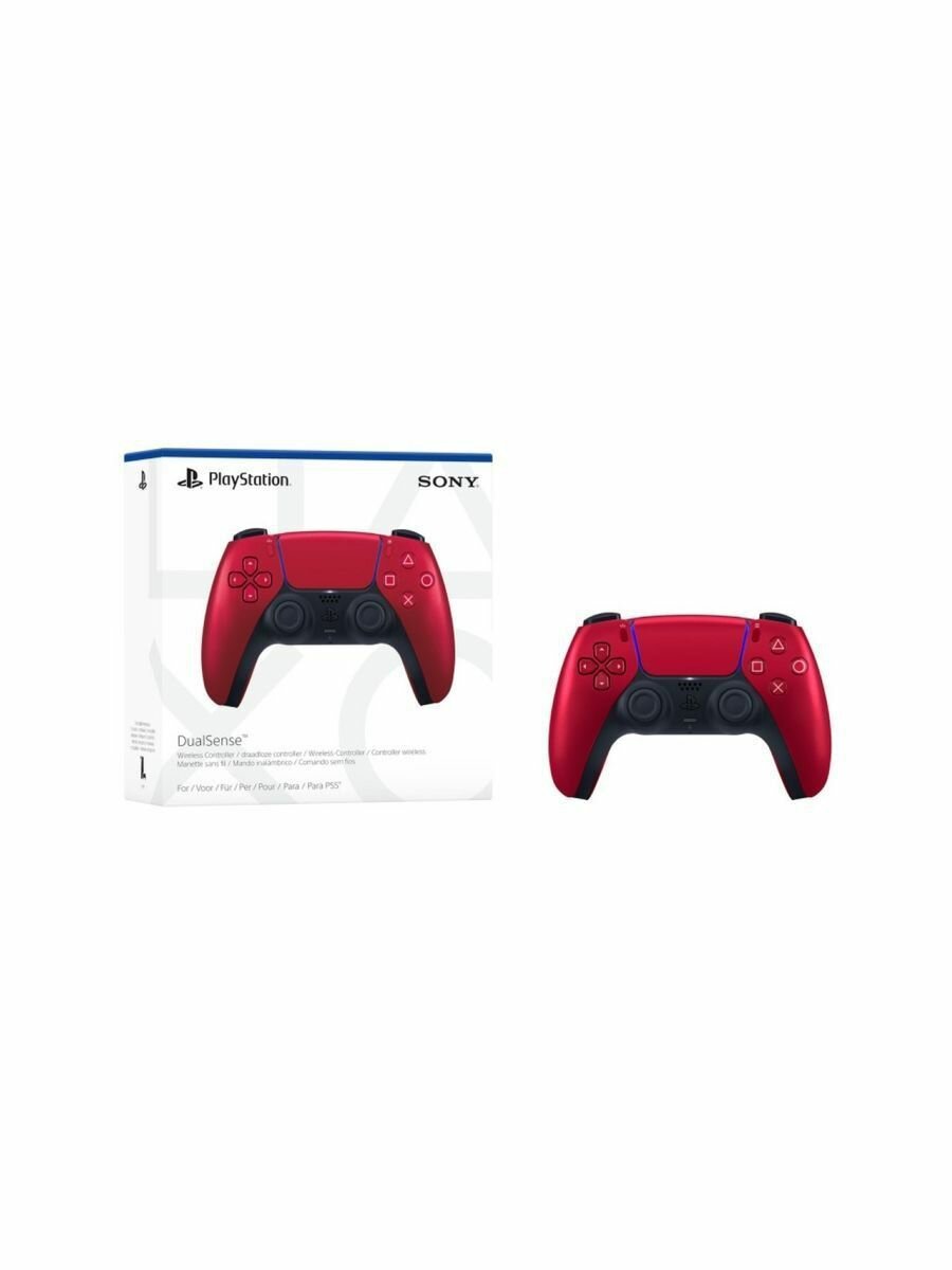PlayStation Геймпад 5 DualSense Wireless Controller, Bluetooth, красный — фото 1