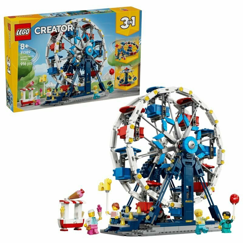 Конструктор LEGO Creator 3-в-1 - Знаменитое колесо обозрения, 916 эл. - Лего 31389