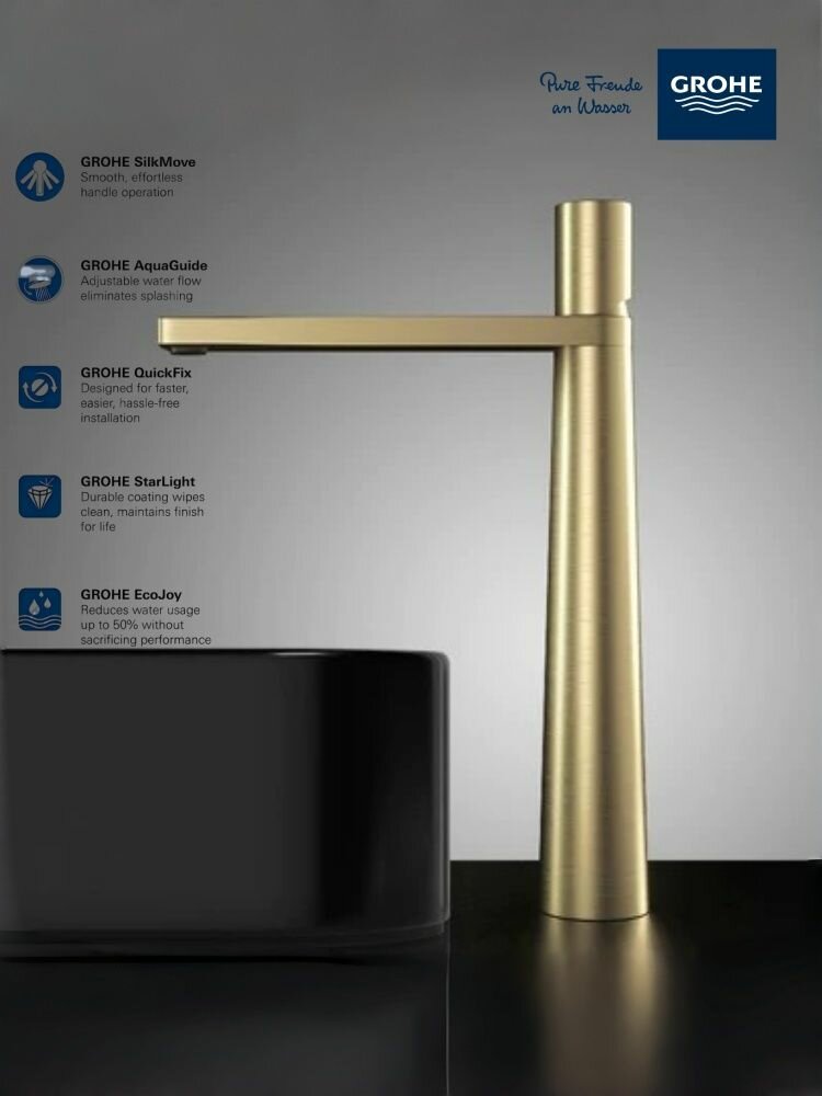 Смесители GROHE высокий и низкий