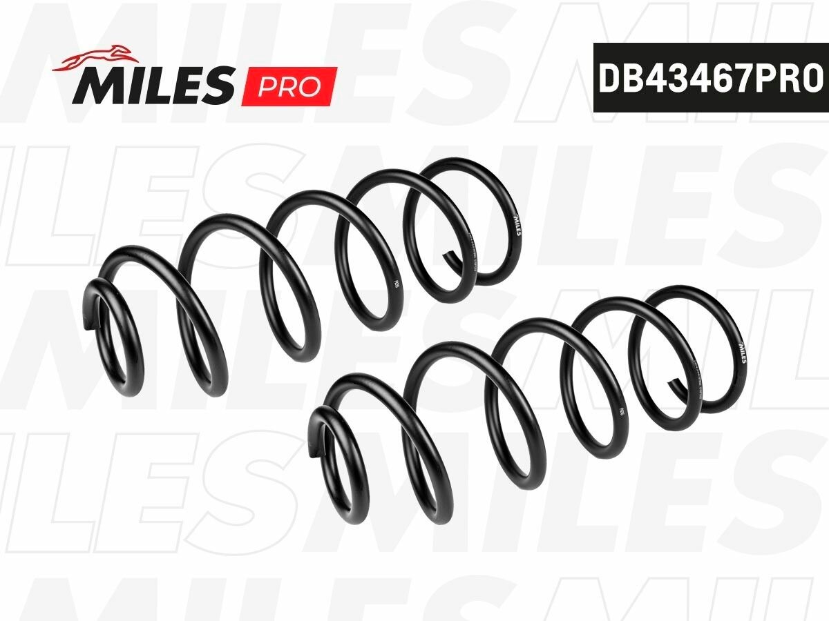 MILES Пружины задней подвески MAZDA 3 (BM, BN) / MAZDA 3 седан (BM_, BN_). Комплект - 2 шт. DB43467PRO