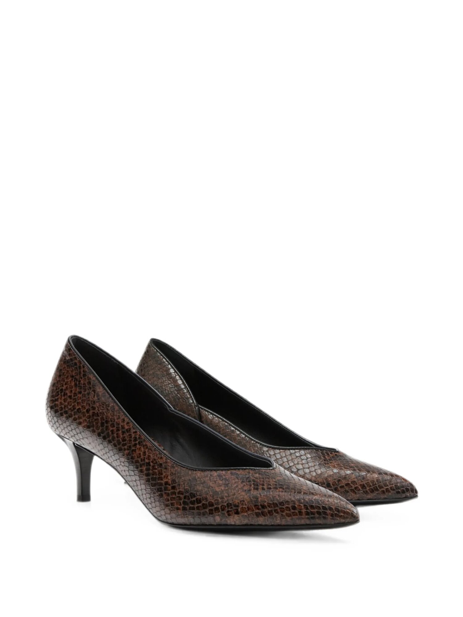 Туфли Isabel Marant Pamely python-effect leather pumps, размер 39 — фото 1