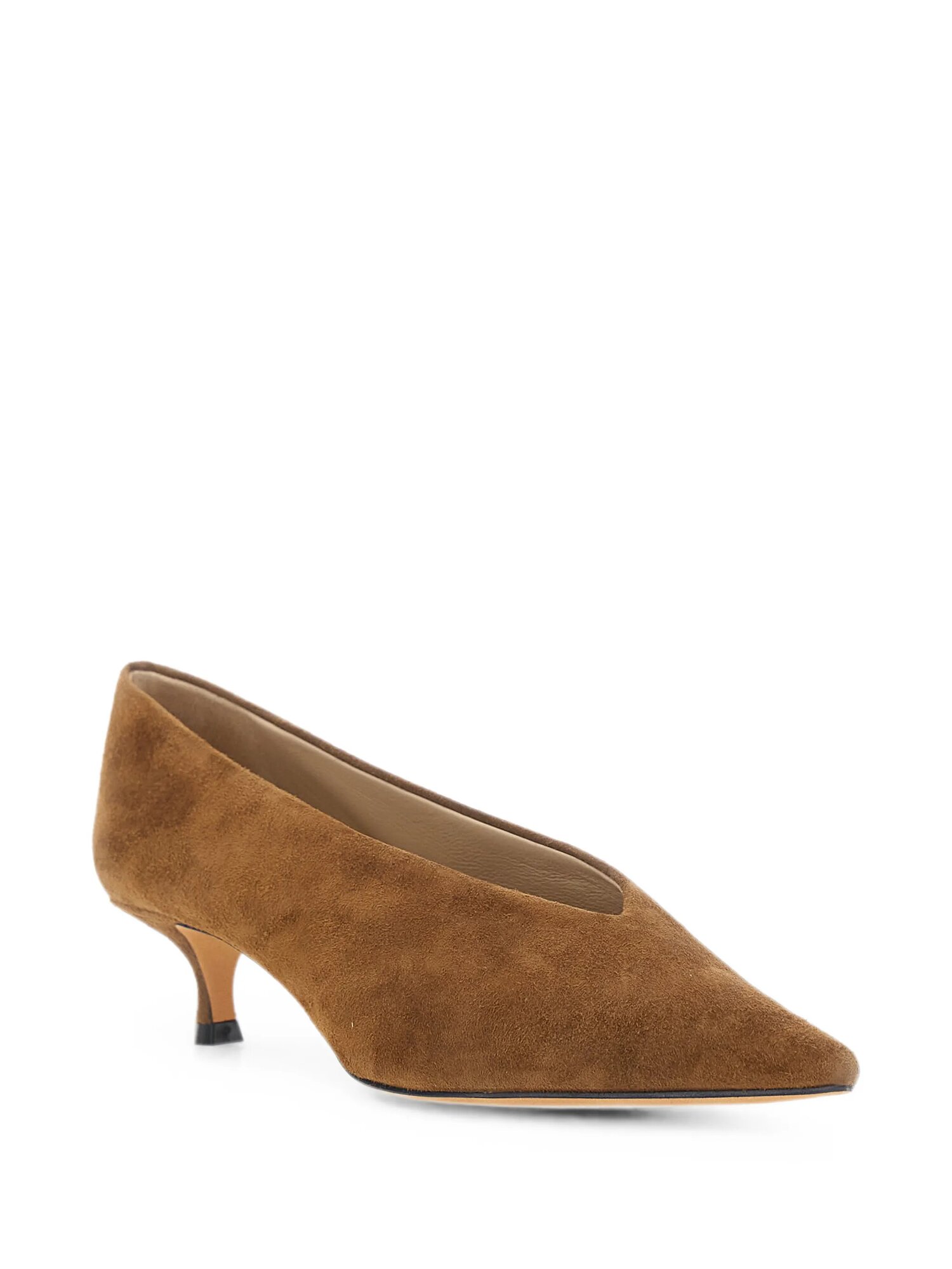 Туфли LE MONDE BERYL Suede pointed-toe pumps, размер 38,5 — фото 1