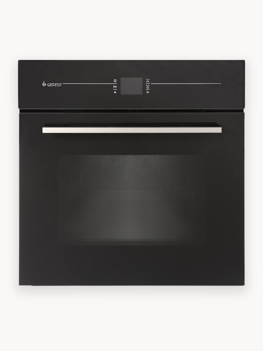 Электрический духовой шкаф GEFEST ЭДВ ДА 622-04 А1S, с грилем, с конвекцией, объем 55 л, черный