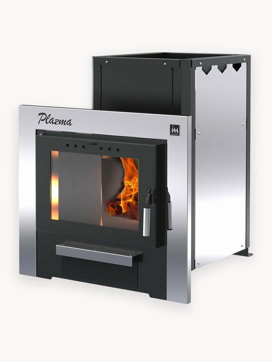 Печь Термокрафт PLAZMA, для бани, с эффектом живого огня, конвекционная