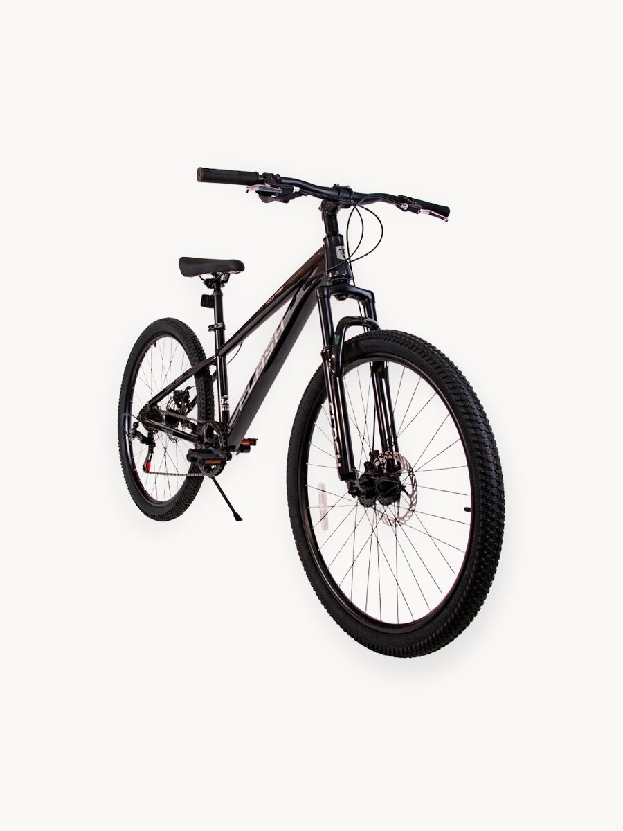 Велосипед горный TechTeam FLASH 26"х16", чёрный хамелеон 2024