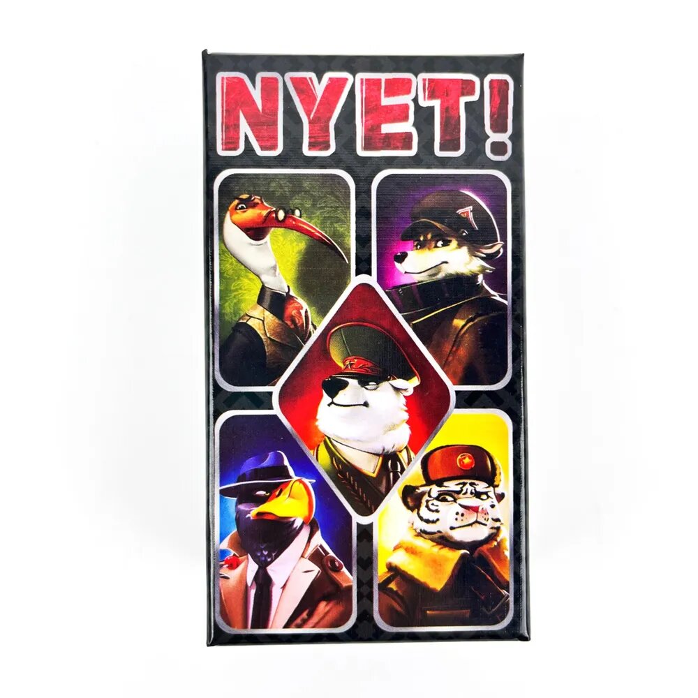 Игра настольная карточная NYET! Интерактивная партийная для дома для семьи для детей для компании для развлечений