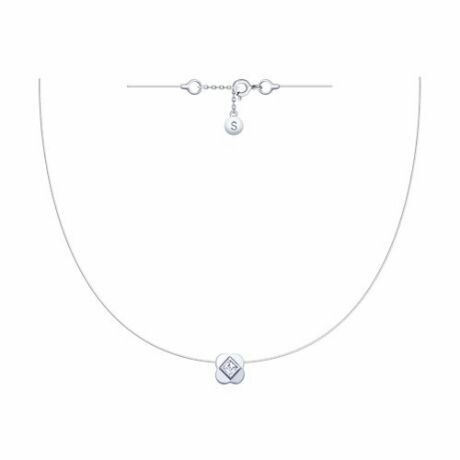 Колье, 925 проба, фианит