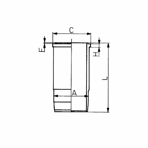 Гильза цилиндра, KOLBENSCHMIDT 89588110 (1 шт.)
