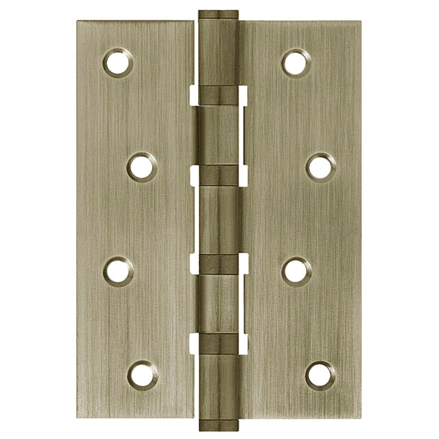 AJAX петля универсальная бронзовая 100x70x2 мм для дверей и мебельных проектов