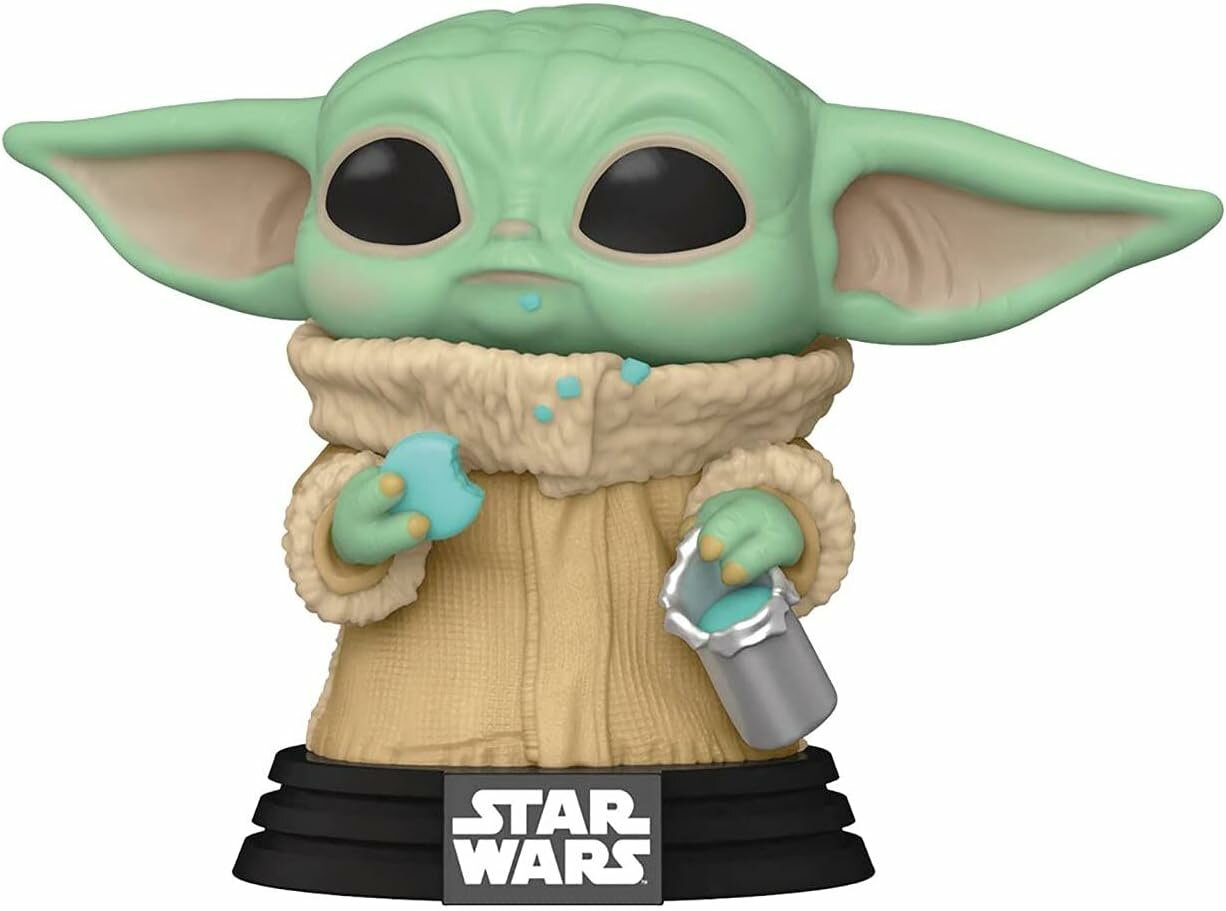 Фигурка Funko POP! Star Wars Mandalorian - Grogu with Cookies (465), 54531, 10 см