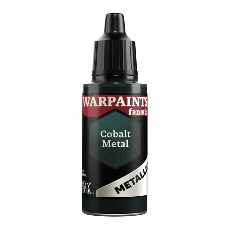 Акриловая краска Army Painter Warpaints Fanatic Metallic: Cobalt Metal