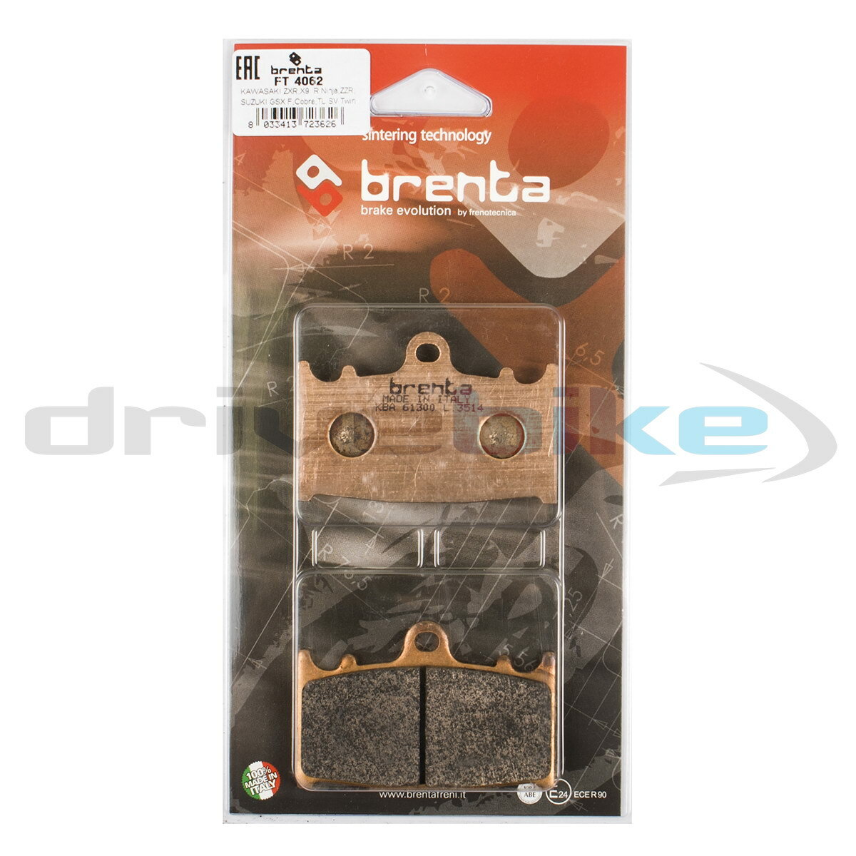 BRENTA Тормозные колодки FT 4062 Sintered