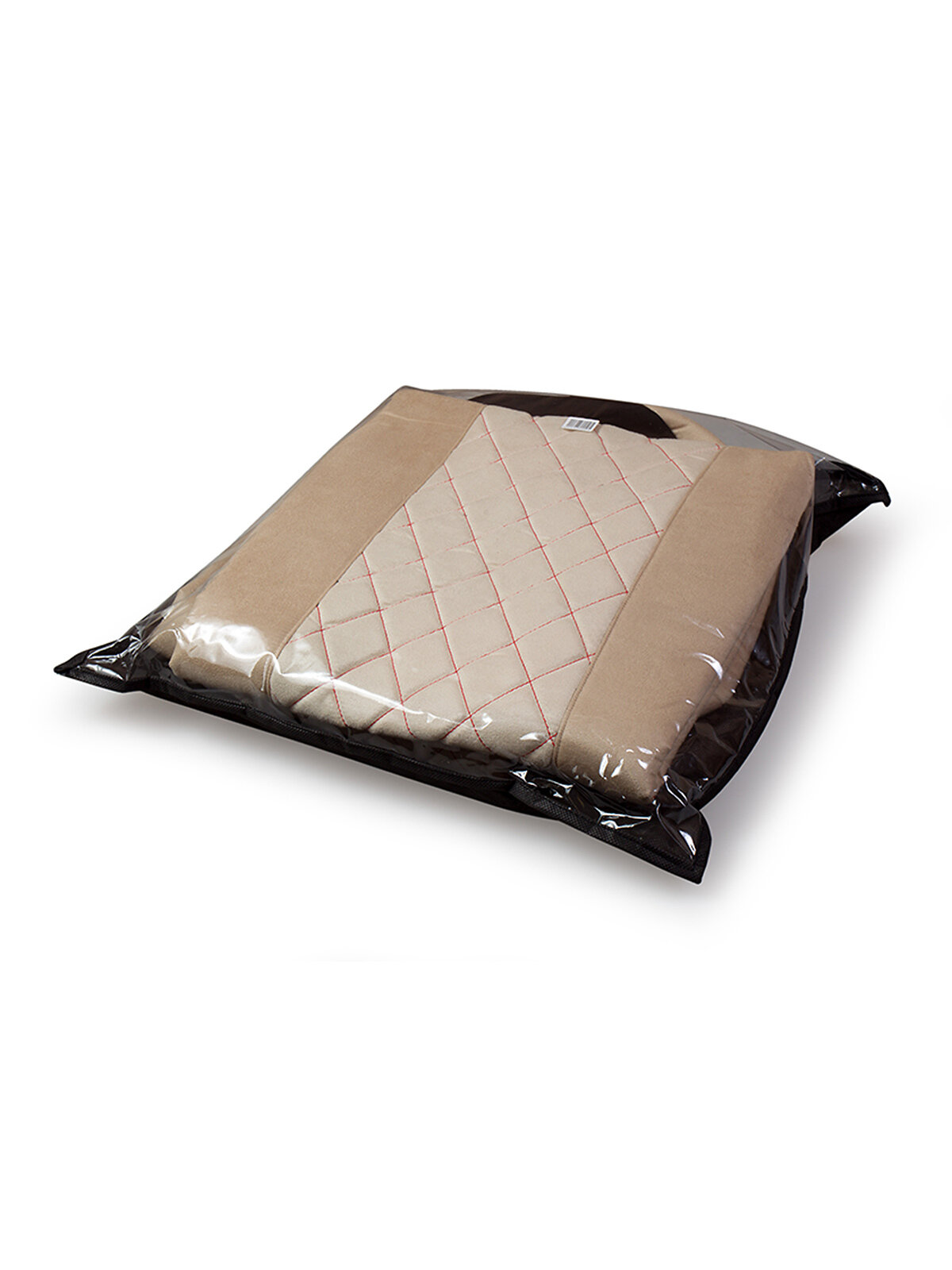 Чехлы на сиденья стеганый (Alicante) , для КамаЗа EURO KZ 2014-2017 (2 ремня) 2 выс. сид.(18711)