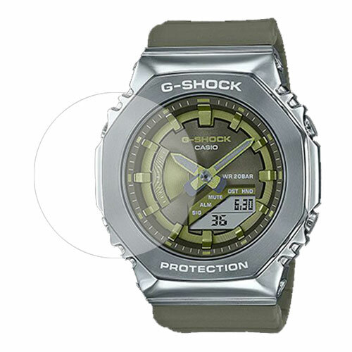 Скрин Мобайл защитный экран для часов Casio GM-S2100-3A из гидрогелевая плёнка прозрачная