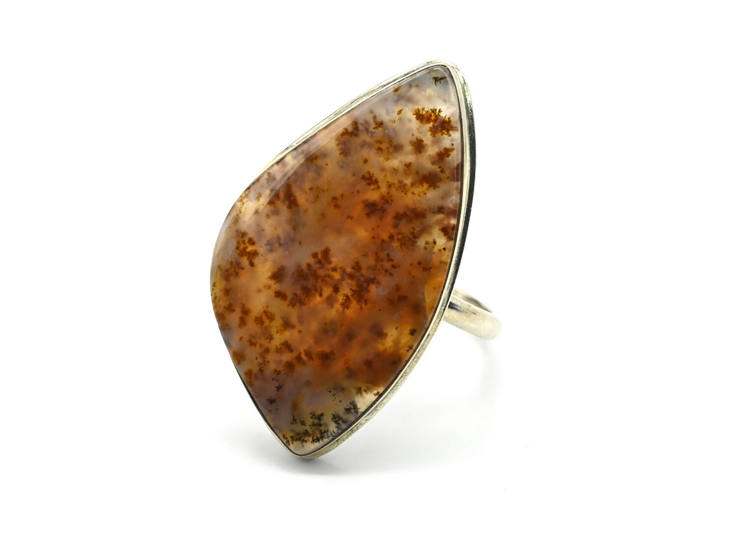 Кольцо, агат